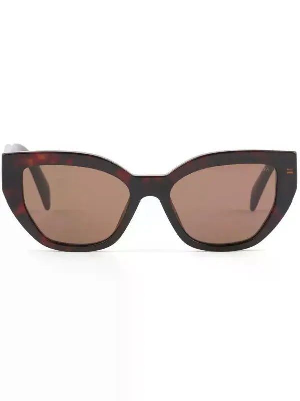 Prada Cat Eye Tortoiseshell Effect Sunglasses