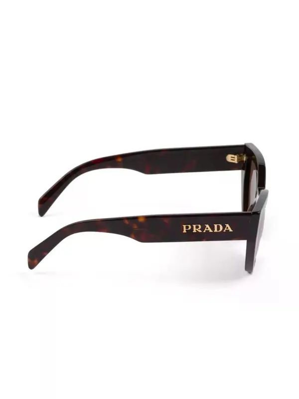 Prada Cat Eye Tortoiseshell Effect Sunglasses