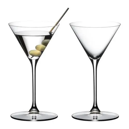 RIEDEL Grape@ Martini Cocktail Glass, Set Of 2 - Clear