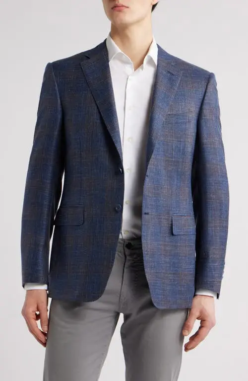 Canali Siena Regular-Fit Plaid Sport Coat Navy Editorialist