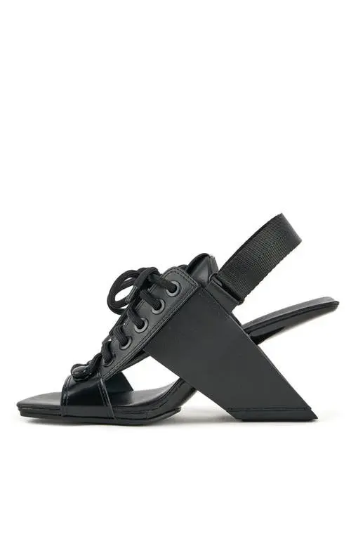 United Nude Loop Sporty Hi Sandal - Black