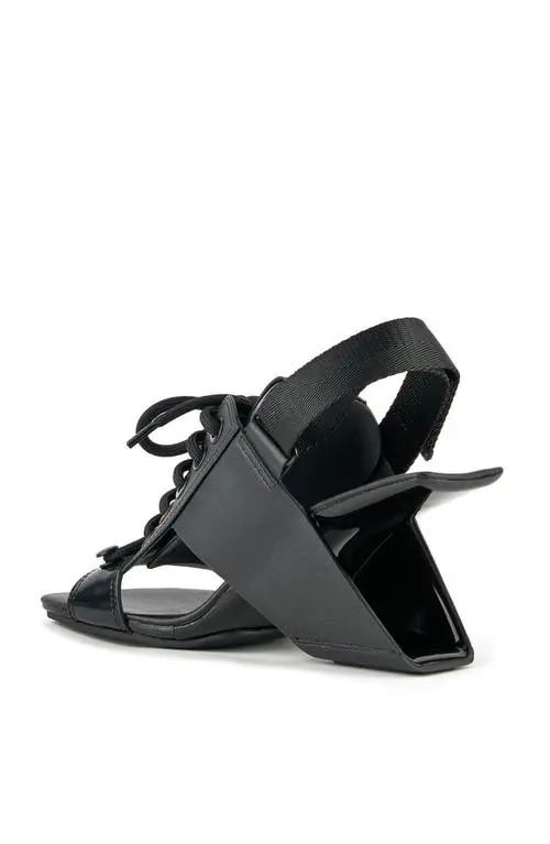 United Nude Loop Sporty Hi Sandal - Black