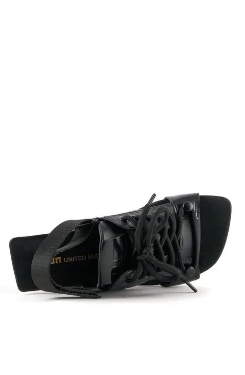 United Nude Loop Sporty Hi Sandal - Black