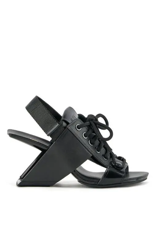 United Nude Loop Sporty Hi Sandal - Black