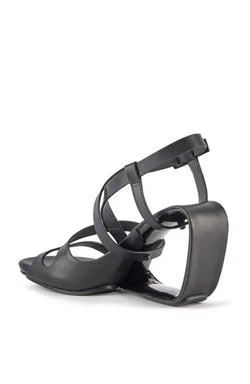 United Nude Mobius Sia Hi Strappy Sandals - Black