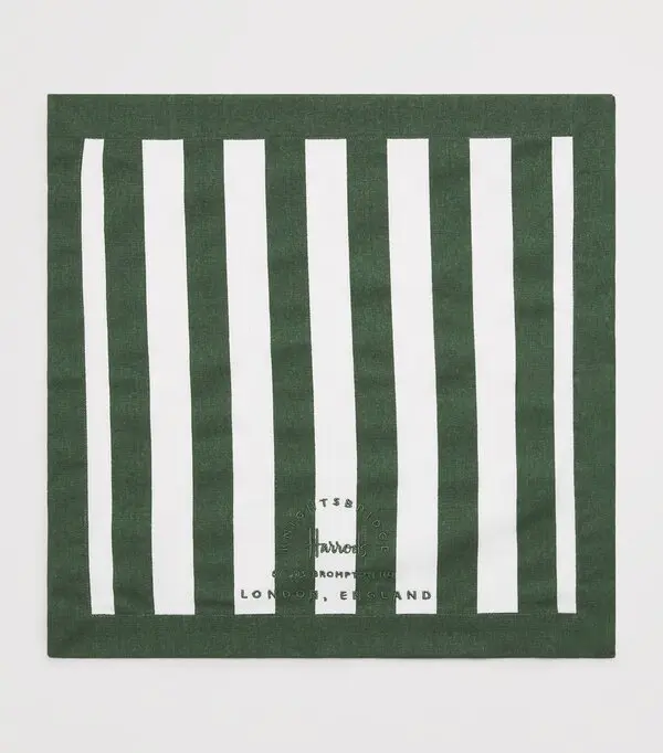 Harrods Set Of 4 Cotton Stripe Placemats