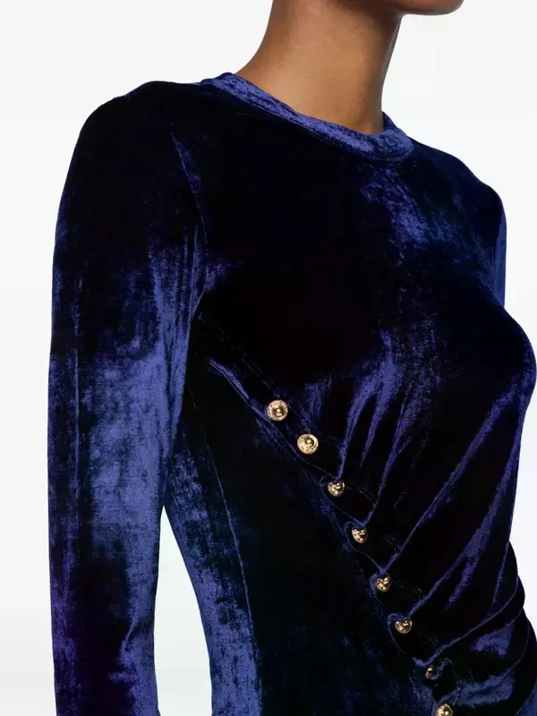Rabanne Draped Velvet Top
