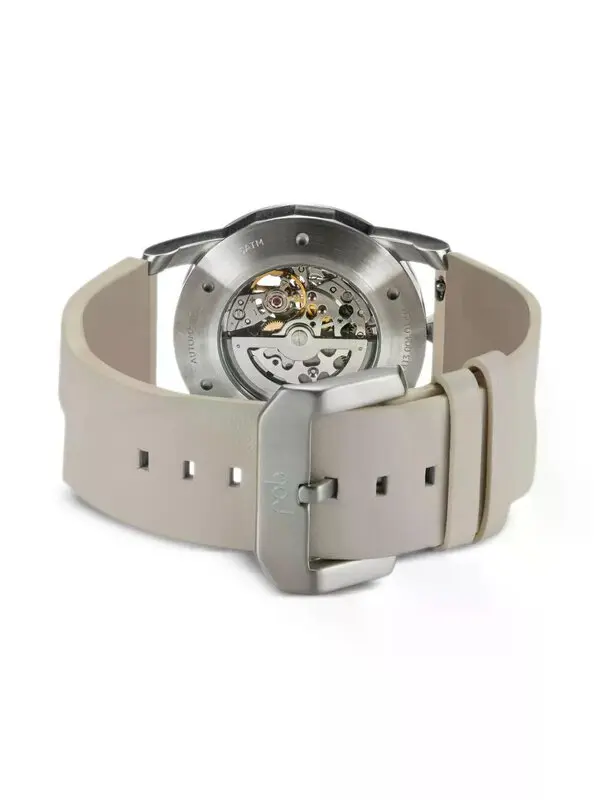 FOB PARIS Skeleton Automatic Watch - Silver