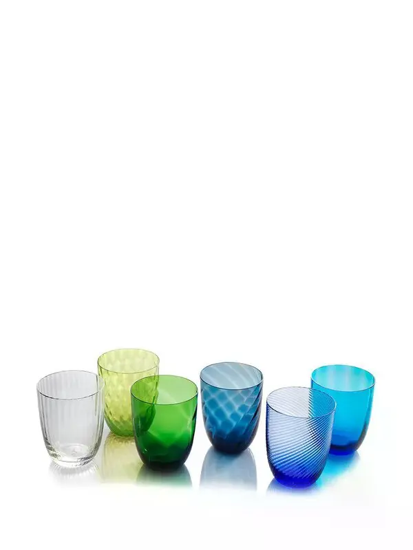 NASONMORETTI Idra Water Glasses - Green