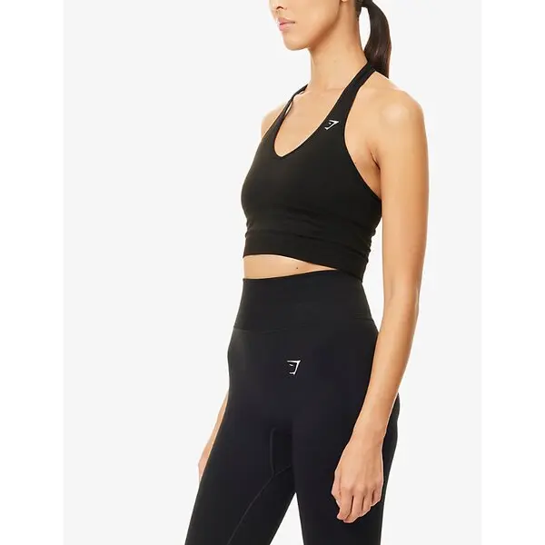 GYMSHARK Vital Seamless Halter Neck Tank Top
