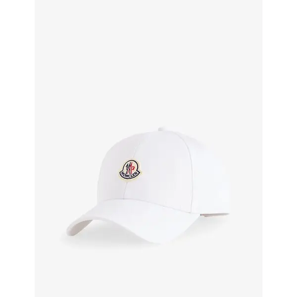 Moncler Cotton Baseball Cap - Natural