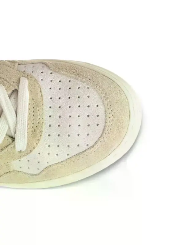 AUTRY Suede Panelled Trainers - Neutrals