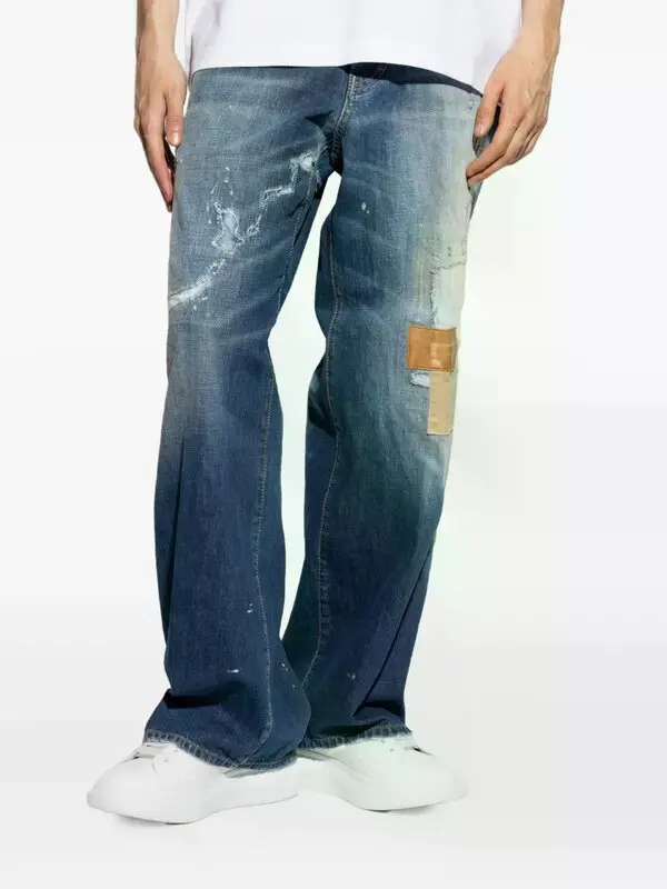 Dsquared2 Faded Patchwork Jeans