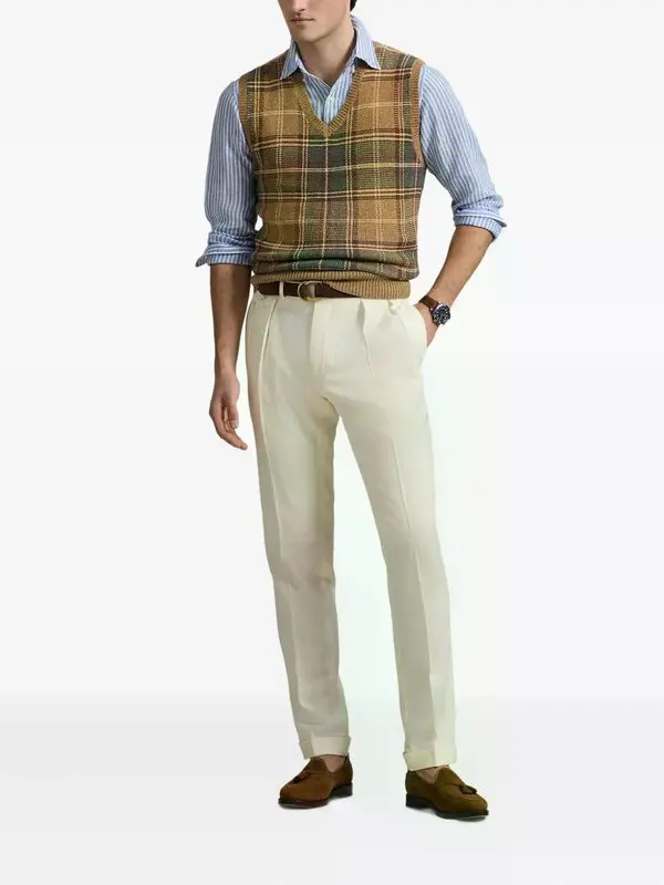 Polo Ralph Lauren Plaid Sleeveless Vest
