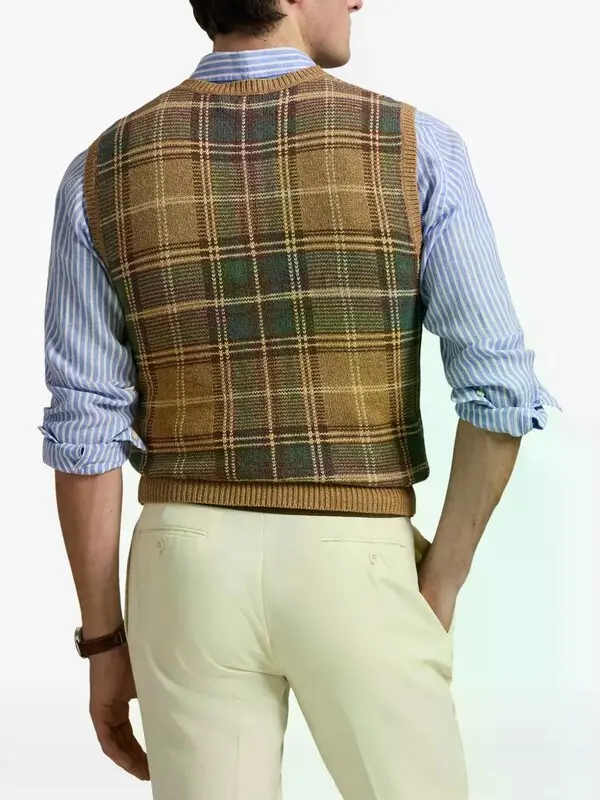 Polo Ralph Lauren Plaid Sleeveless Vest