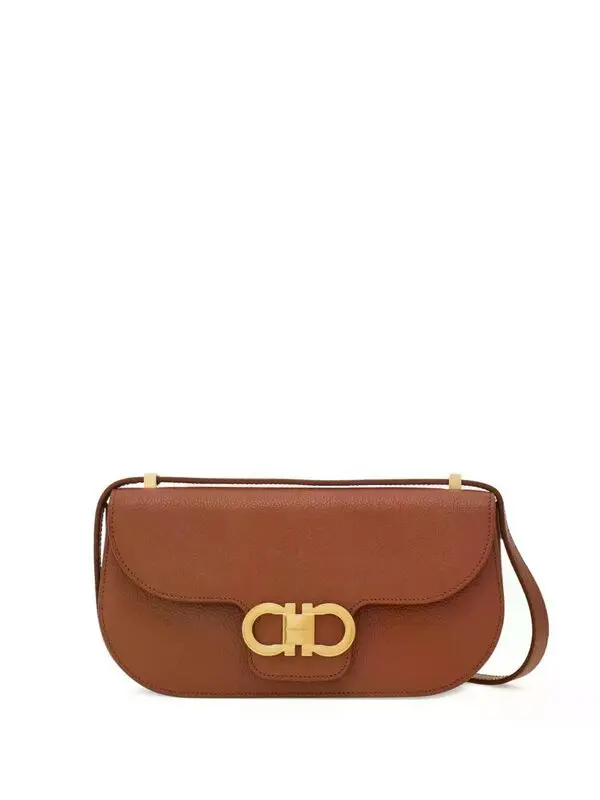 FERRAGAMO Double Gancini Cross Body Bag