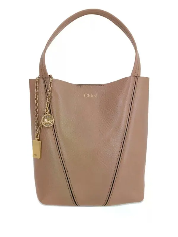Chloé Small Grained Leather Tote Bag