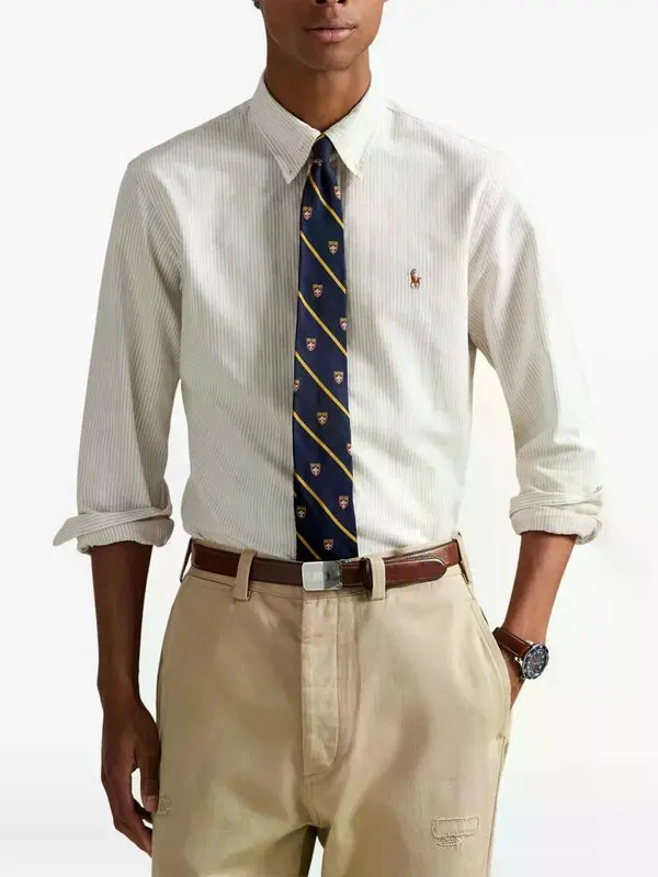 Polo Ralph Lauren Striped Button-down Shirt - Neutrals