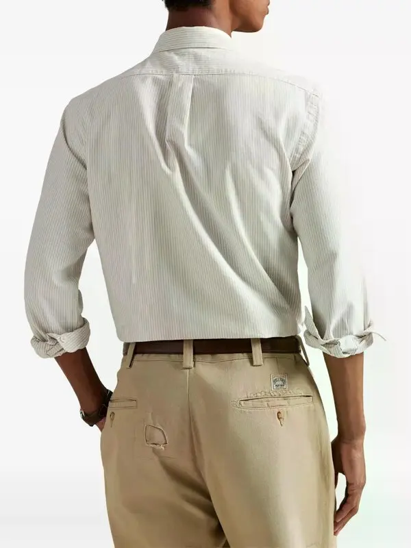 Polo Ralph Lauren Striped Button-down Shirt - Neutrals