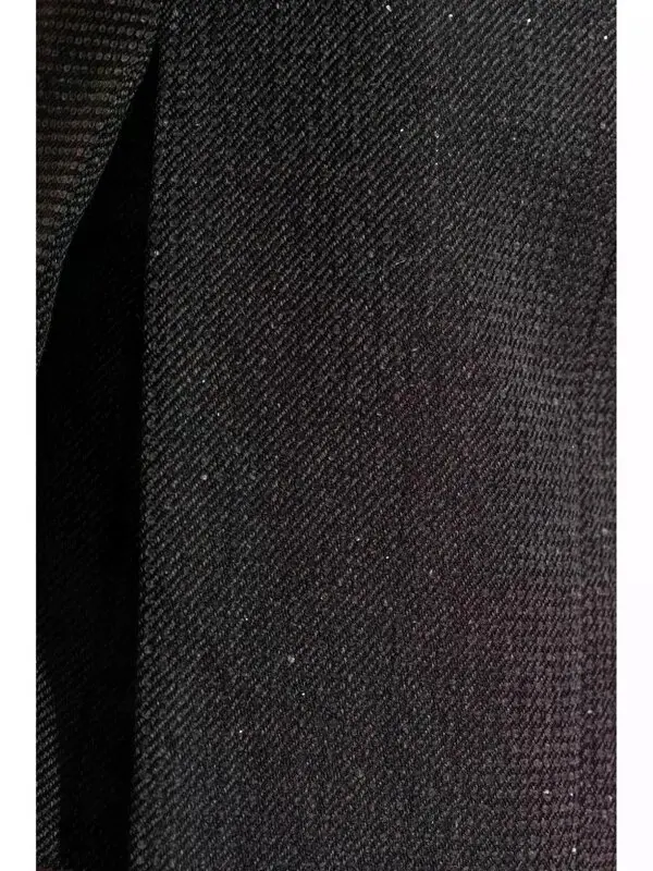 Alexander Wang Crystal-embellished Wool Mini Dress - Black