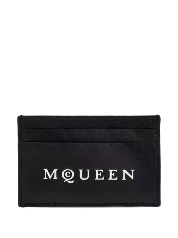Alexander McQueen Logo-print Cardholder - Grey