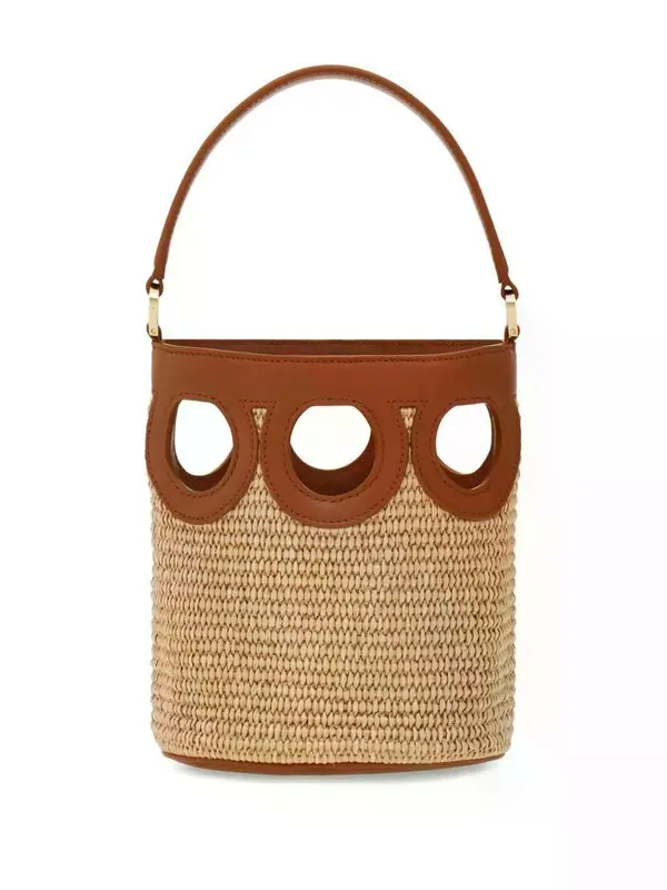 FERRAGAMO Xs Gancini Cut-out Bucket Bag