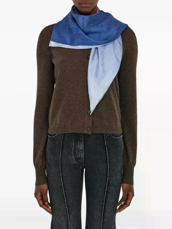 FERRAGAMO Palazzo-jacquard Silk Scarf