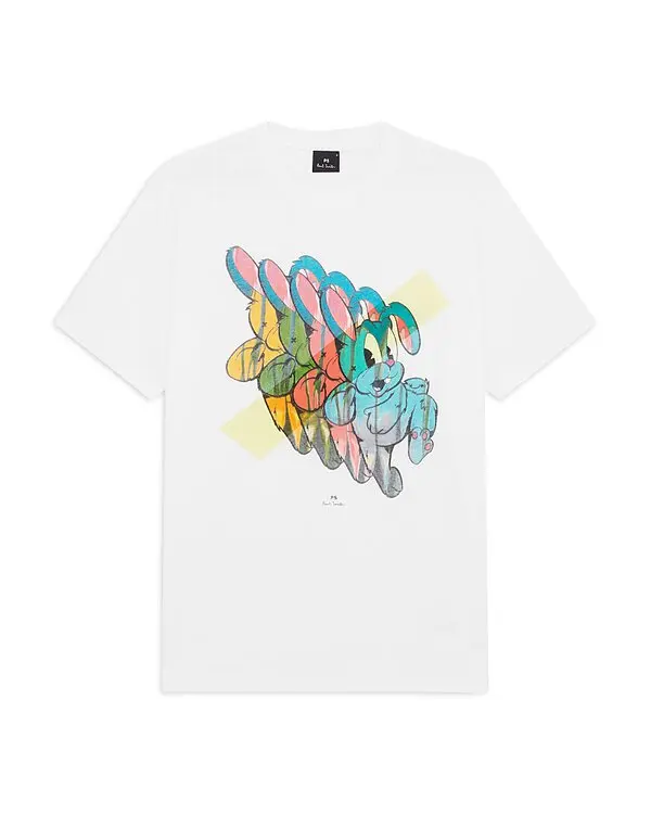 Paul Smith Bunny Repeat Tee - White