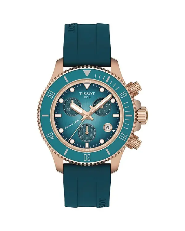 TISSOT Seastar 1000 Chronograph 38mm - Blue/blue