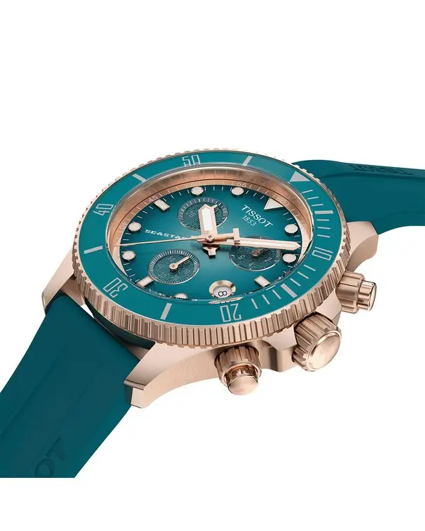 TISSOT Seastar 1000 Chronograph 38mm - Blue/blue