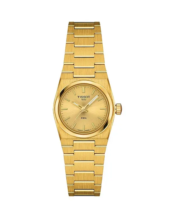 TISSOT Prx Quartz Watch, 25mm - Gold/gold