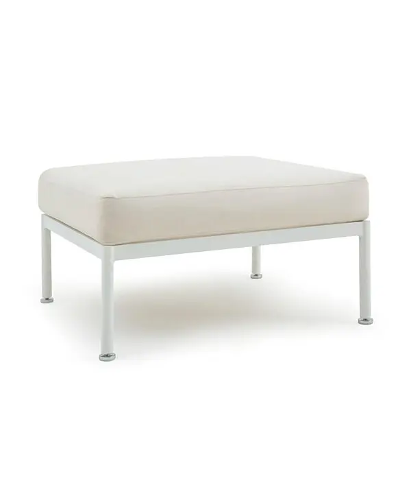TOV FURNITURE Dunes Outdoor Ottoman - Cream