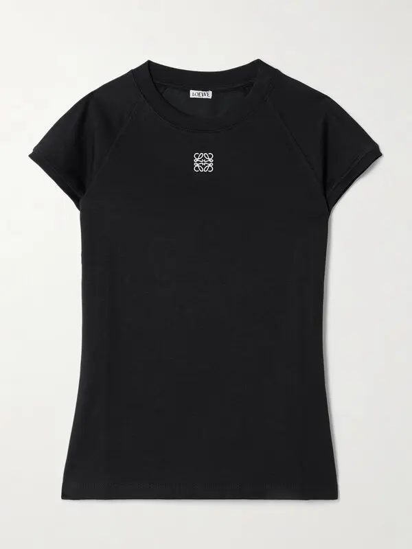Loewe Anagram Embroidered T-shirt