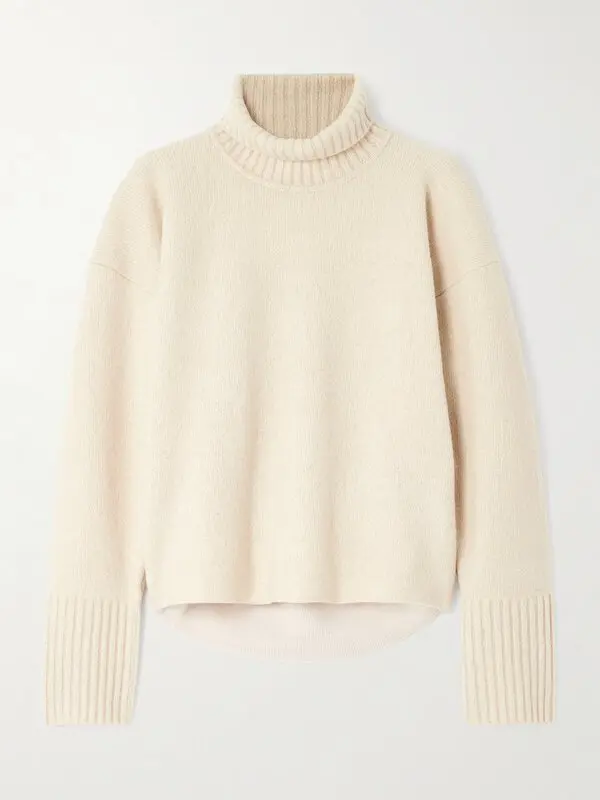 Proenza Schouler Sandra Cashmere-blend Turtleneck Sweater - Ecru