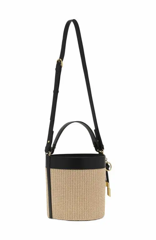LANVIN Séquence Raffia Bucket Bag