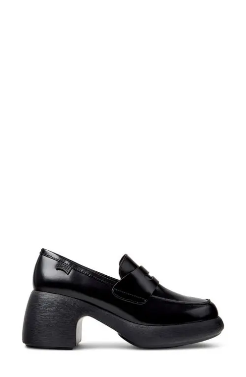 Camper Thelma Ii Platform Loafer - Black