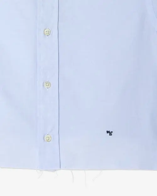 HOMMEGIRLS Cropped Button-up Shirt