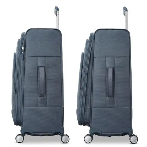 SAMSONITE Uplift Softside Checked Spinner Luggage - Black