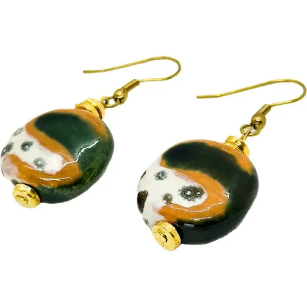 KAZURI Earth Collection Namib Dangle Earrings - Multi