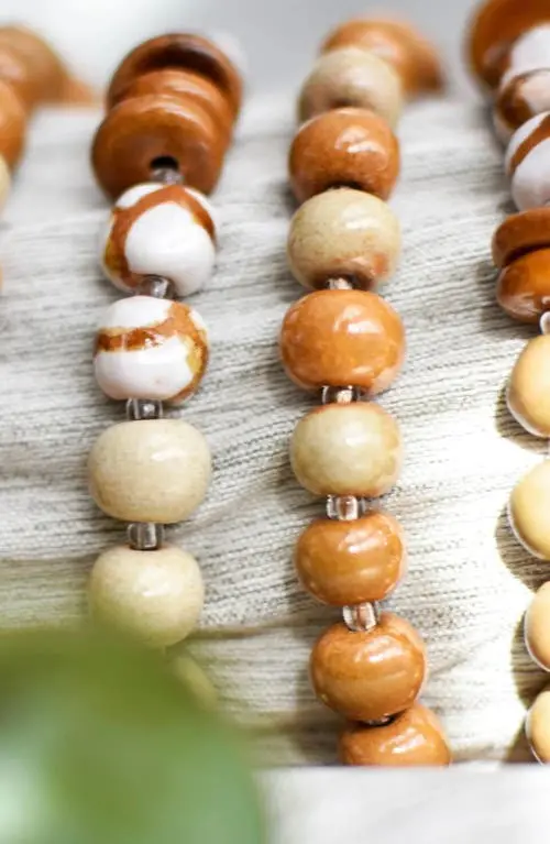 KAZURI Earth Collection Mambrui Beaded Bracelet - Multi