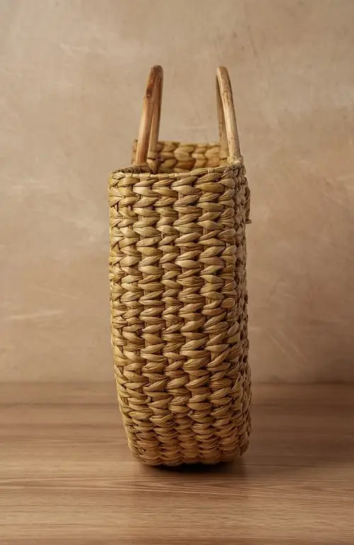 VERVE CULTURE Circle Handle Palm Tote