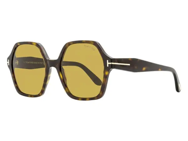TOM FORD Geometric Sunglasses - Havana (ft1032/f 52e)