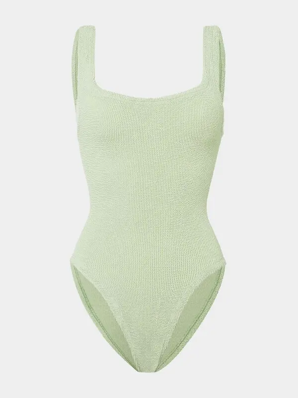 Hunza G For Fouquet's New York One-piece Swimsuit - Sage