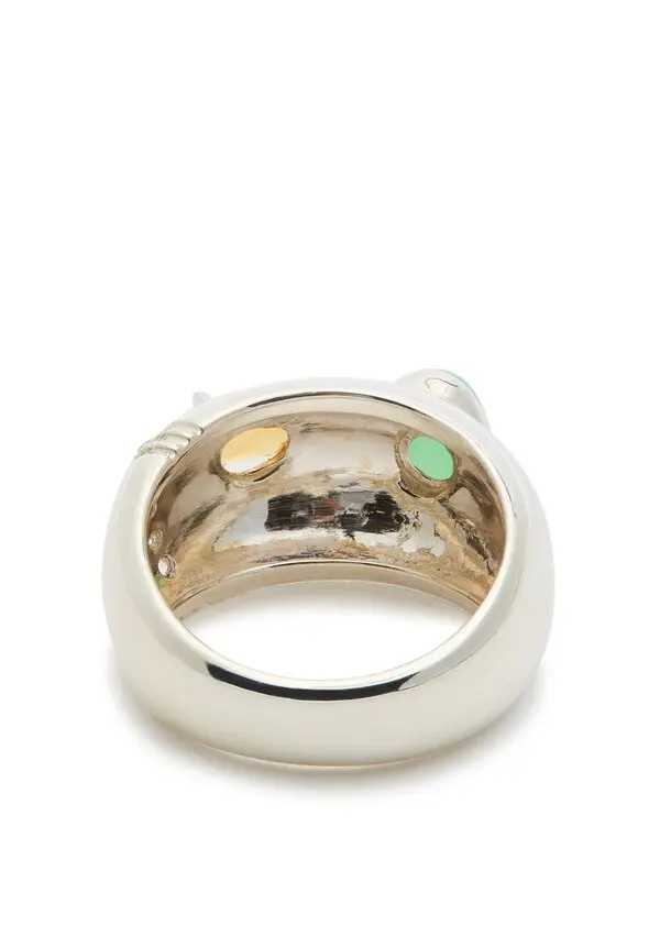 LEGIER Bubble Bezel Sterling Ring