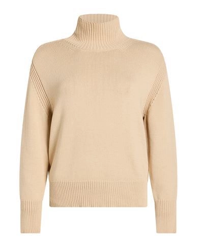 Alpha Studio Knitted Turtleneck Top - Beige