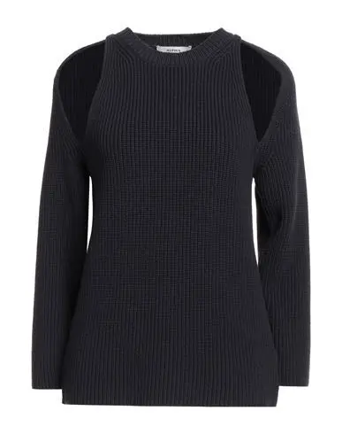 Alpha Studio Ribbed-knit Crewneck Sweater - Midnight Blue