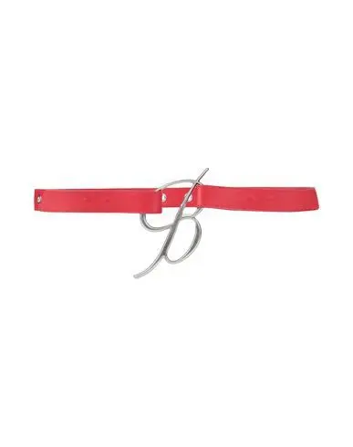 Blumarine Cow Leather Belt - Red
