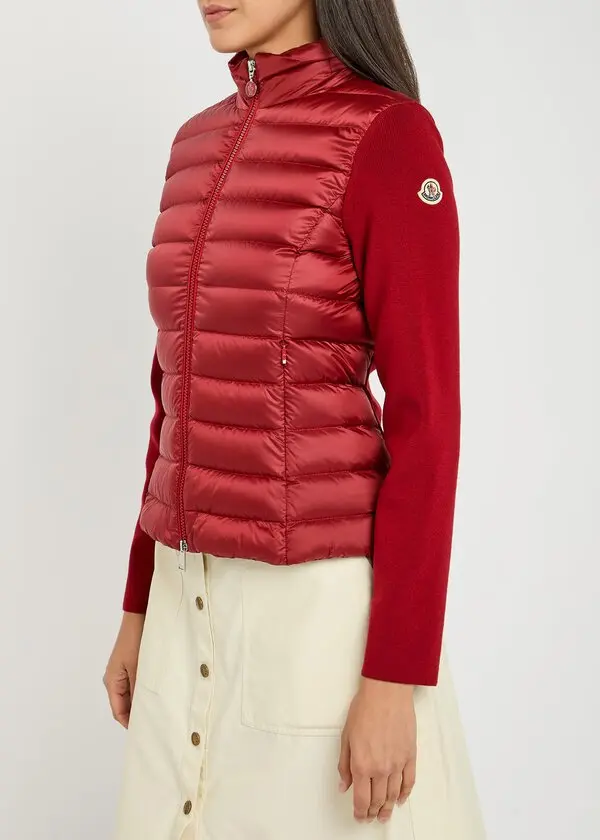 Moncler Quilted Wool-blend Jacket