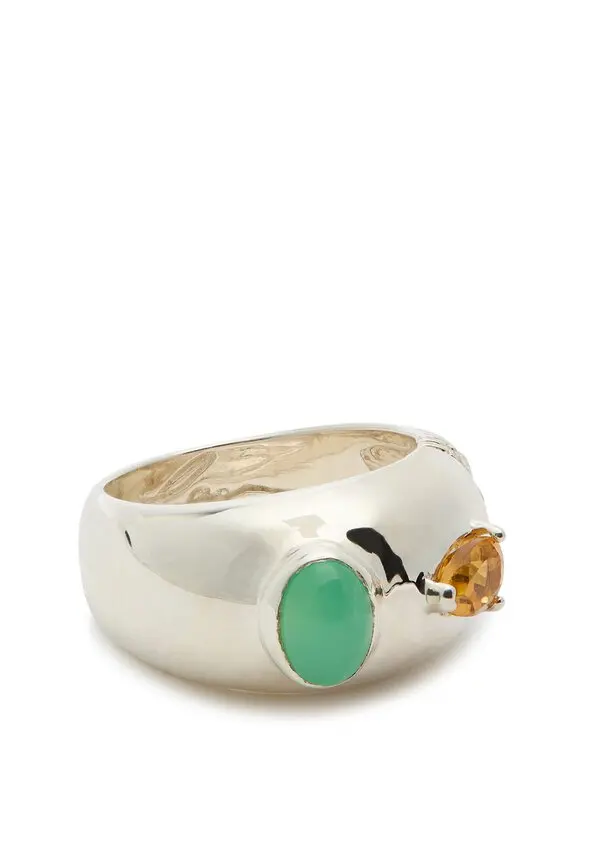 LEGIER Bubble Bezel Gemstone Ring