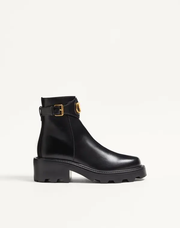 Valentino Garavani Vlogo Signature Ankle Boot - Black